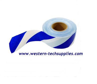 WARNING TAPE - BLUE & WHITE - WESTERN - OMAN